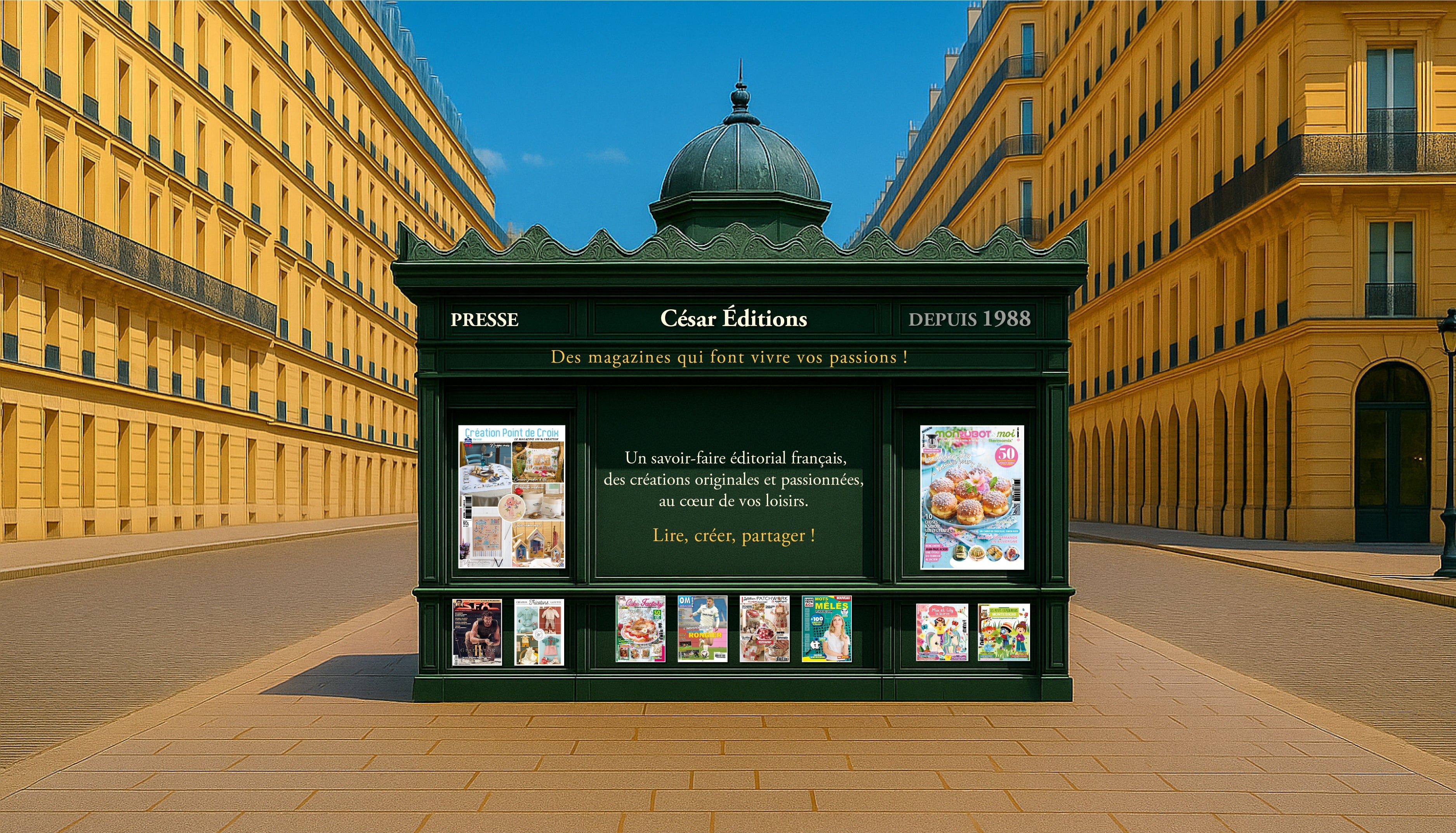EN KIOSQUE – César Editions