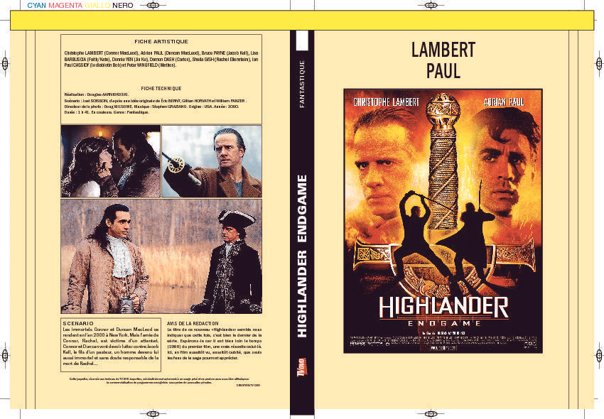 HIGHLANDER ENDGAME – César Editions