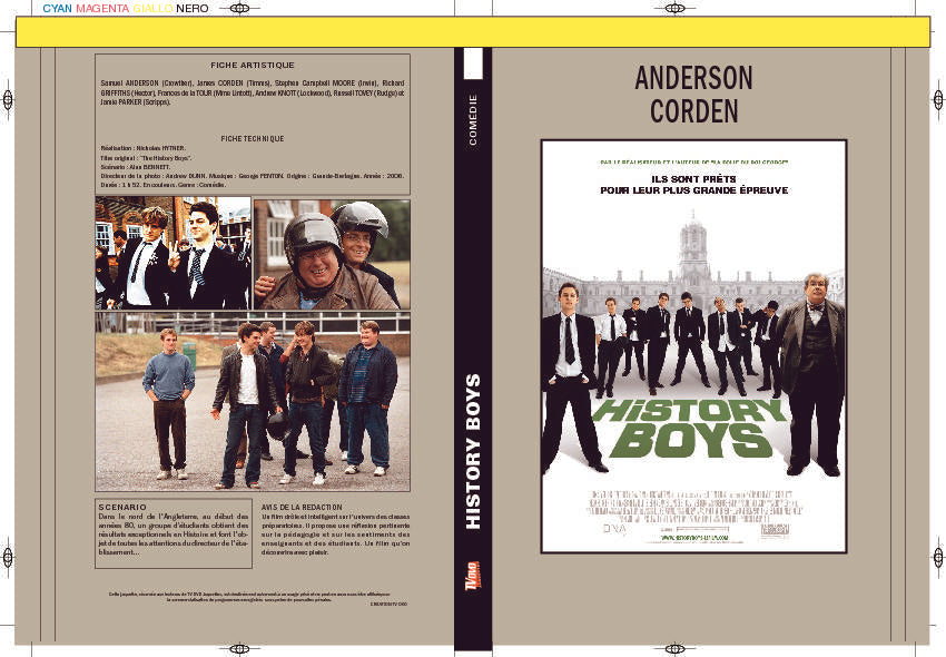 HISTORY BOYS – César Editions